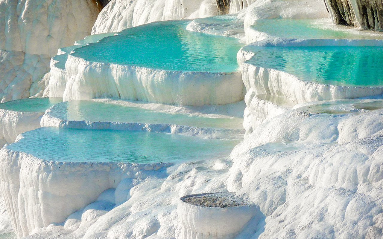 Pamukkale Travertenleri: Doğanın Beyaz Harikası » Yerel Denizli
